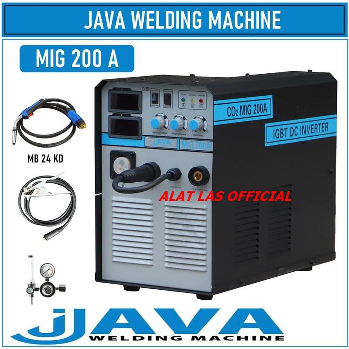 Jual Mesin Las Co2 MIG 200 A Trafo Las Java Welding MIG CO2 200A ...