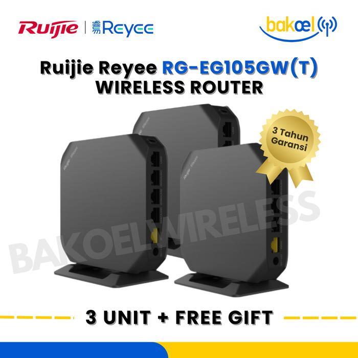 Jual Paket Ruijie Reyee Rg-eg105gw(t) Rg Eg105gw T Wi-fi 5 Wireless Router Di Seller Sweet Shop ...