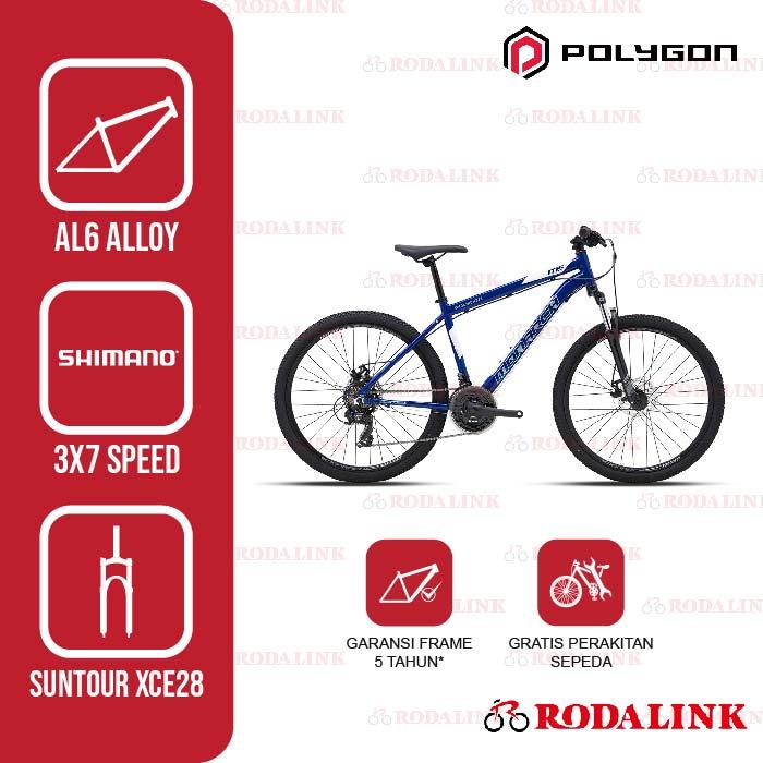 Jual Polygon Sepeda Gunung MTB 26" Monarch M5 - Biru - Jakarta Utara ...