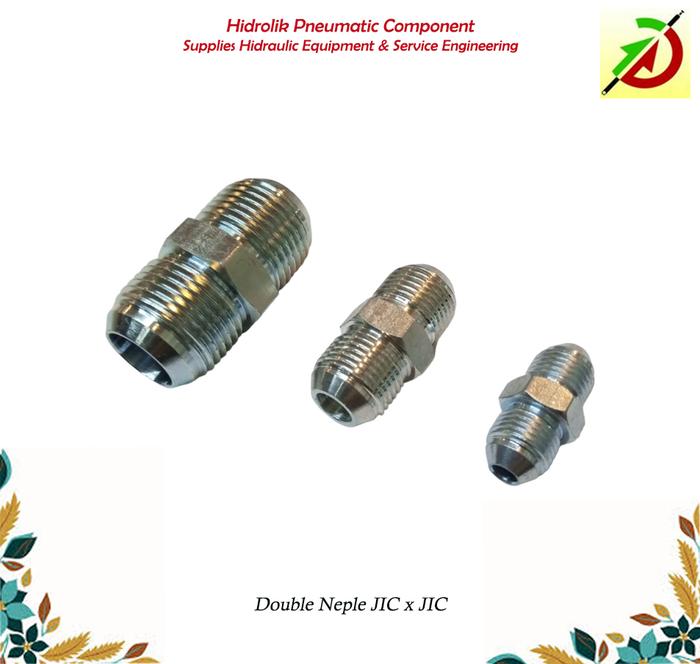 Jual double neple hidrolik 3/8" JIC X JIC / nepel lurus 3/8" jic - Jakarta Barat - hidrolik ...