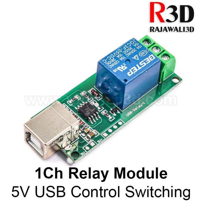 Jual LF_ Relay 1 Channel 5V Module Non-drive USB Control Switching - Kab. Tangerang - Laskar ...