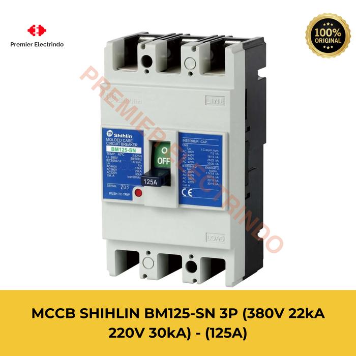 Jual MCCB SHIHLIN BM125-SN 3P (380V 22kA, 220V 30kA) (125A) - Jakarta Pusat - PREMIER ELECTRINDO ...