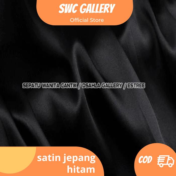 Jual 5 Meter Bahan Kain Satin Saten Jepang Furing Halus Pelapis Tas ...