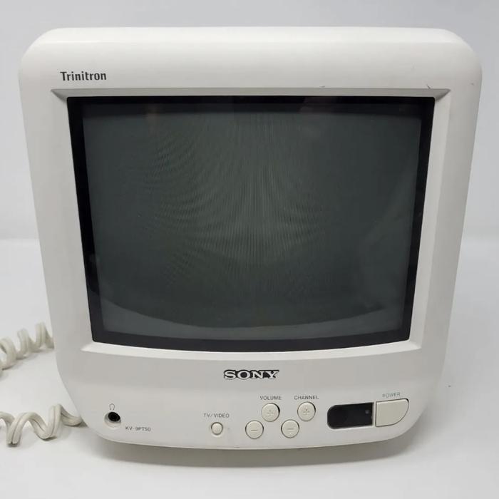 Jual SONY Trinitron KV-9PT50 9" CRT Television 1997 Retro Gaming Color ...