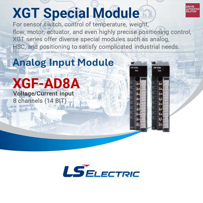 Jual PLC LS XGF-AD8A Analog Input Module XGT Series - Kota Surabaya - Automation Solution ...