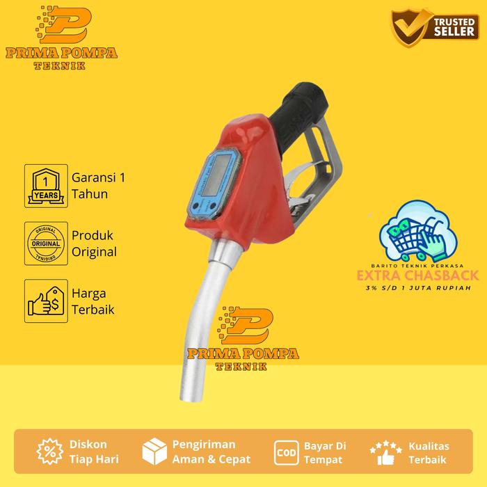 Jual nozzle solar gun Digital Gun solar flus Flow meter Gun transfer ...