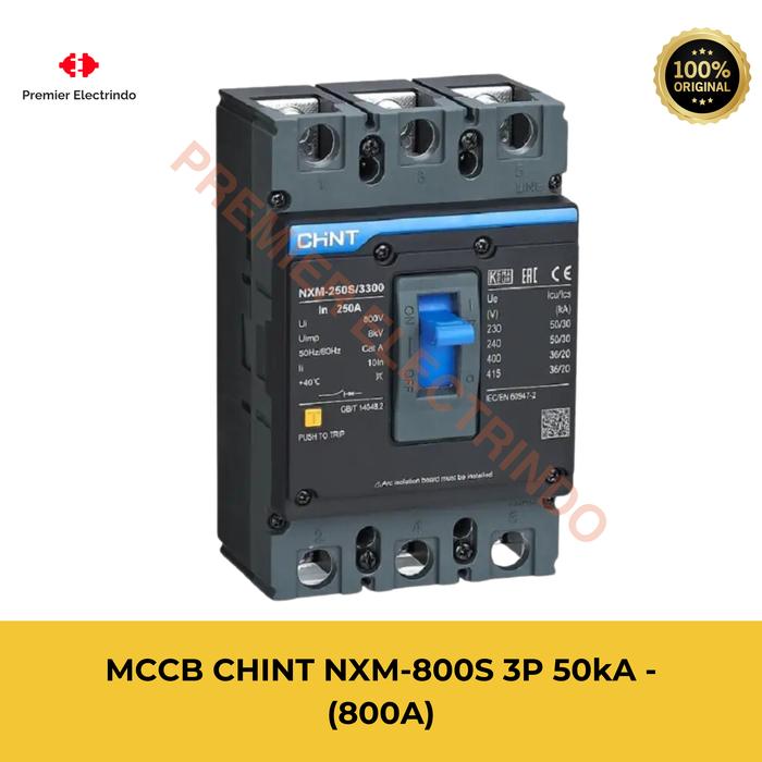 Jual MCCB Breaker CHINT NXM-800S 3P 50kA (800A) - Circuit Breaker - Kota Tangerang - PREMIER ...