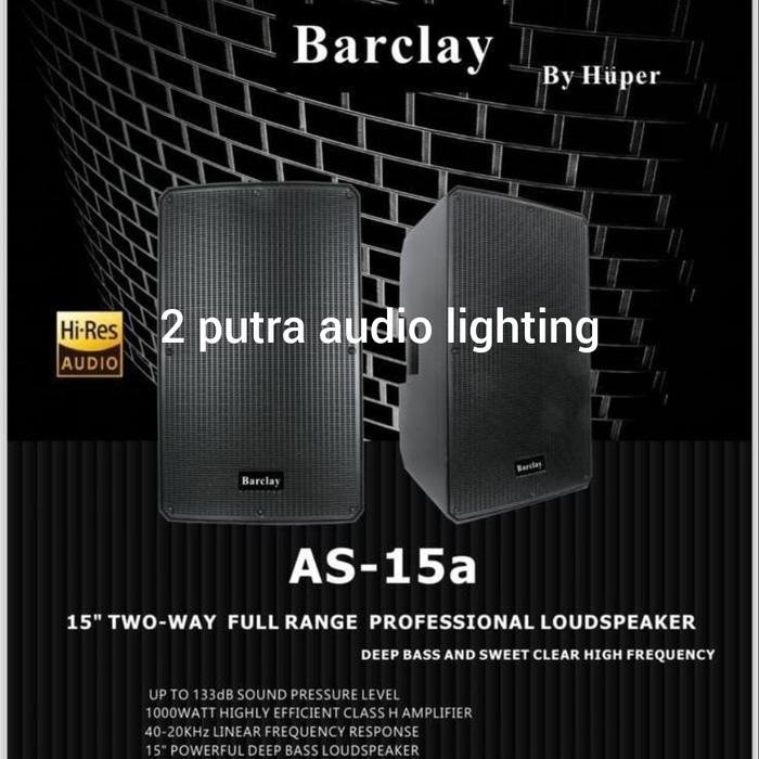 Jual spiker aktif as 15 barclay huper - Jakarta Barat - 2 PUTRA AUDIO ...