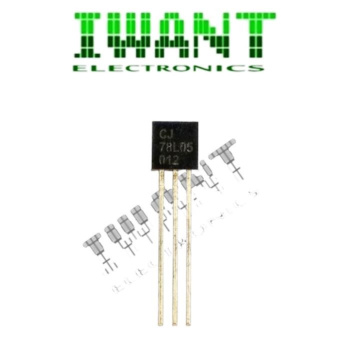 Jual 78L05 78 L05 L7805 IC REGULATOR 78L05 TO-92 - Kota Bandung - I ...