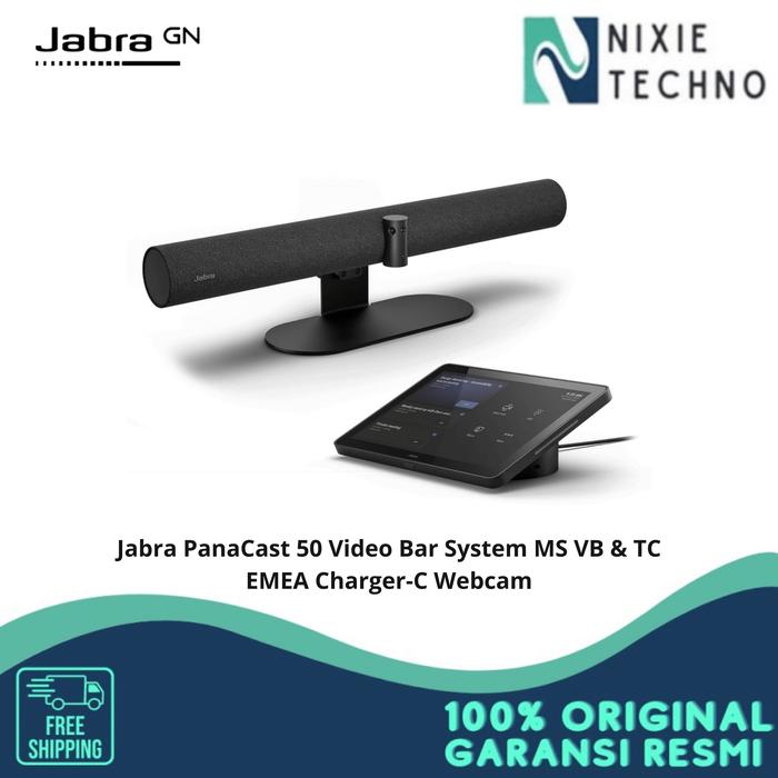 Jual Jabra PanaCast 50 Video Bar System MS VB & TC EMEA Charger-C Webcam - Jakarta Barat ...