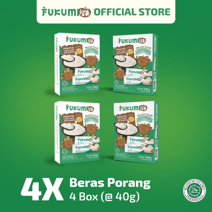 Promo FUKUMI Beras Porang 4 Box Sachet - Konjac Rice Shirataki - Kota ...