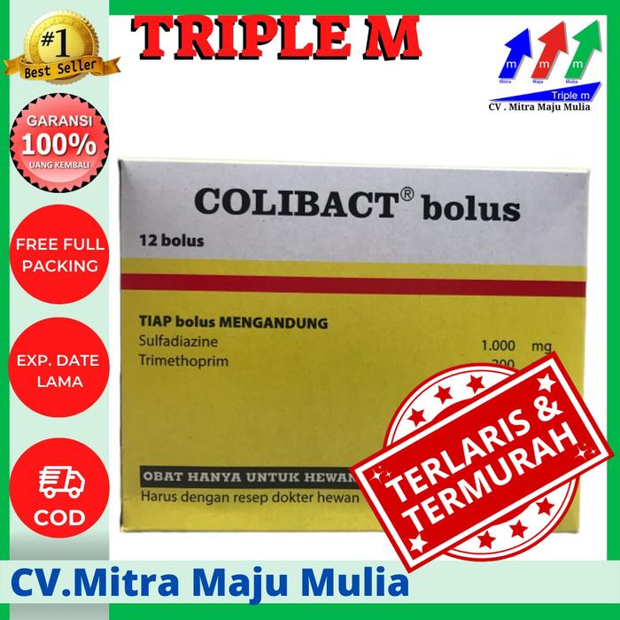 Jual COLIBACT BOLUS 1 BOX ISI 12 BOLUS SANBE 3M - Kab. Kediri - Triple ...