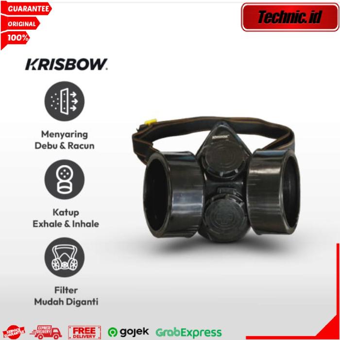 Jual Krisbow Masker Respirator Half Mask Double - Kota Bandung ...