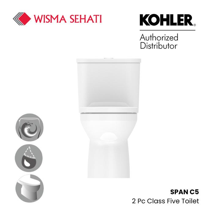 Promo KOHLER SPAN 2PC Class Five Toilet w Quiet Close Seat 35579ID-S-0 ...