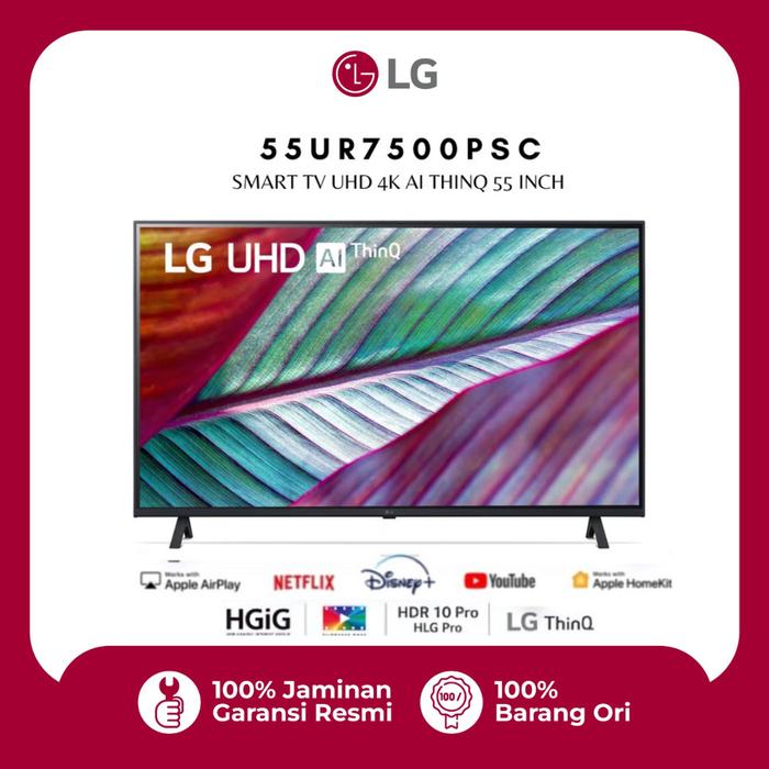 Promo LG Smart TV UHD 4K AI ThinQ 55 INCH - 55UR7500 Cicil 0% 3x ...