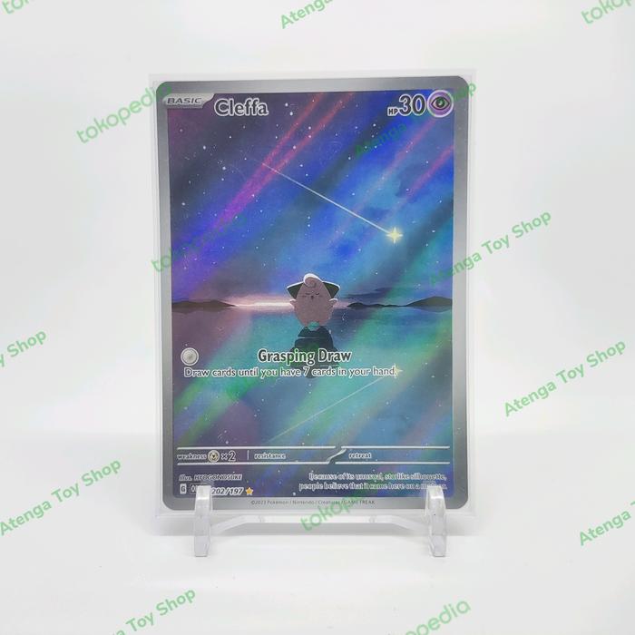 Jual Pokemon TCG Cleffa Obsidian Flame Illustration Rare Full Art ...