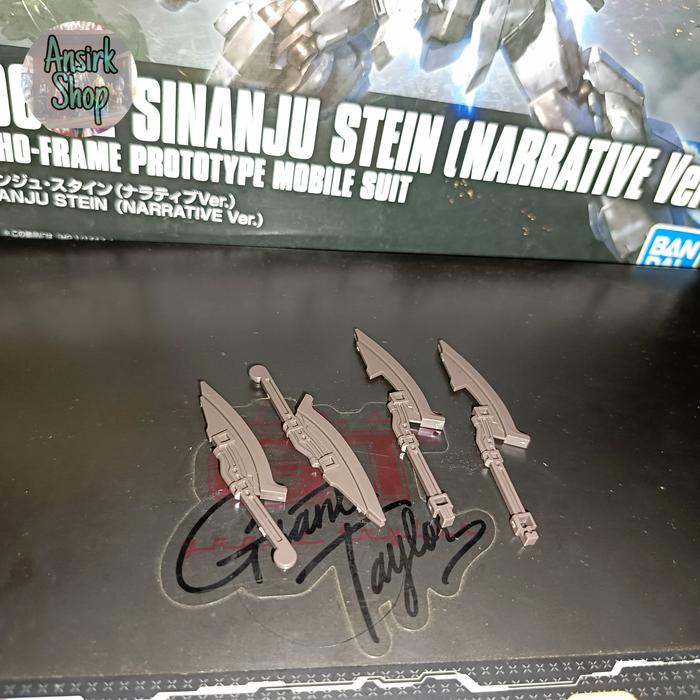 Jual HG 1/144 HGUC Sinanju Stein Narrative Bandai Gundam Part Axe ...