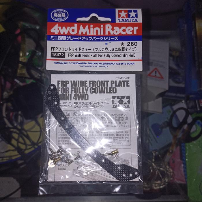 Jual Tamiya 15472 FRP Wide Front Plate For Fully Cowled Mini 4WD ...