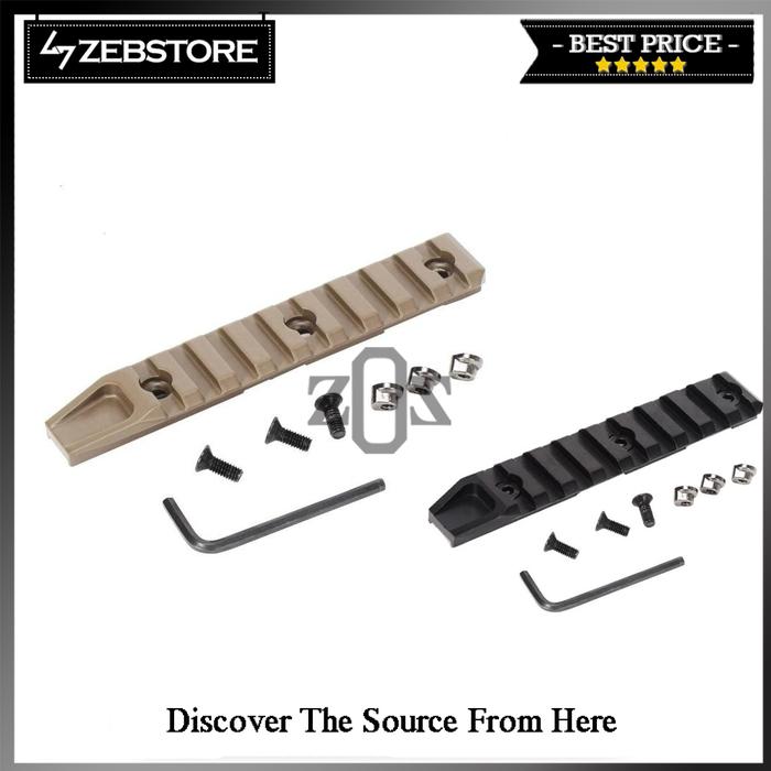 Jual Rail Mount Picatinny Keymod Handguard Action Metal 9 Slot 11.5cm ...
