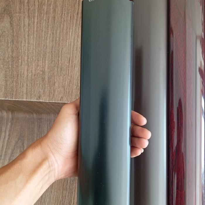 Jual Handrail pvc tiang railing tangga / Handle pvc hitam doff - Kota ...