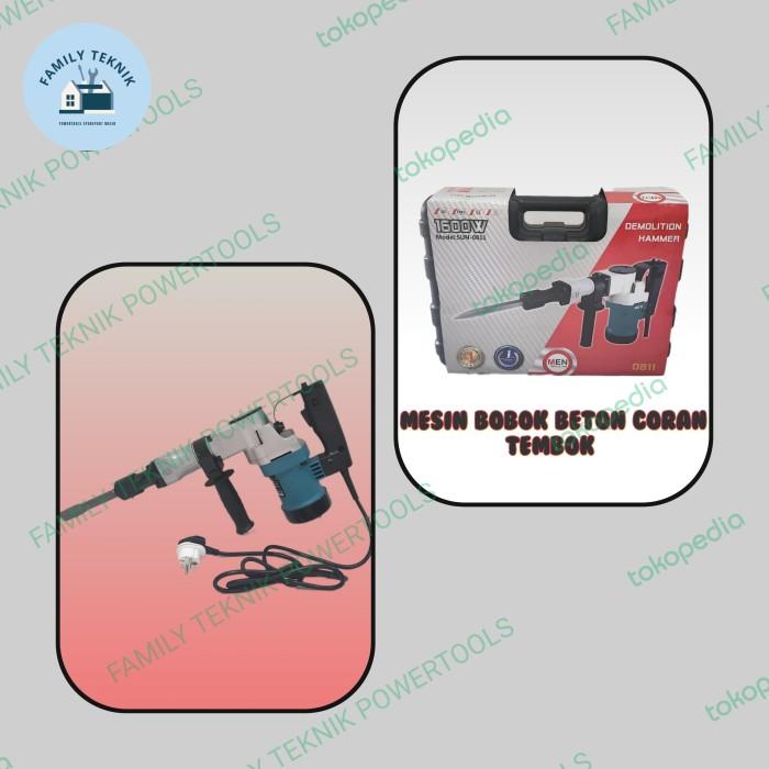 Jual MESIN JACK HAMMER BOBOK BETON MEN HM0811 DEMOLITION HAMMER HM0811 ...