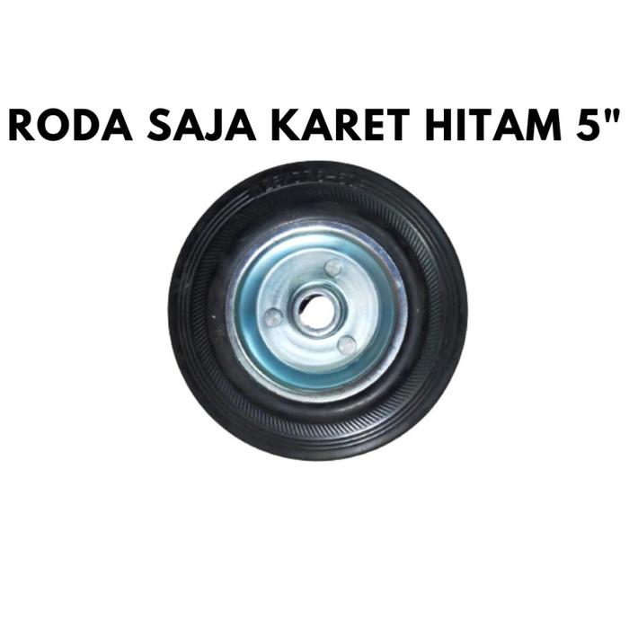 Jual Roda Trolley 5" inch Only Roda Pu Saja Karet Roli Troli Etalase ...