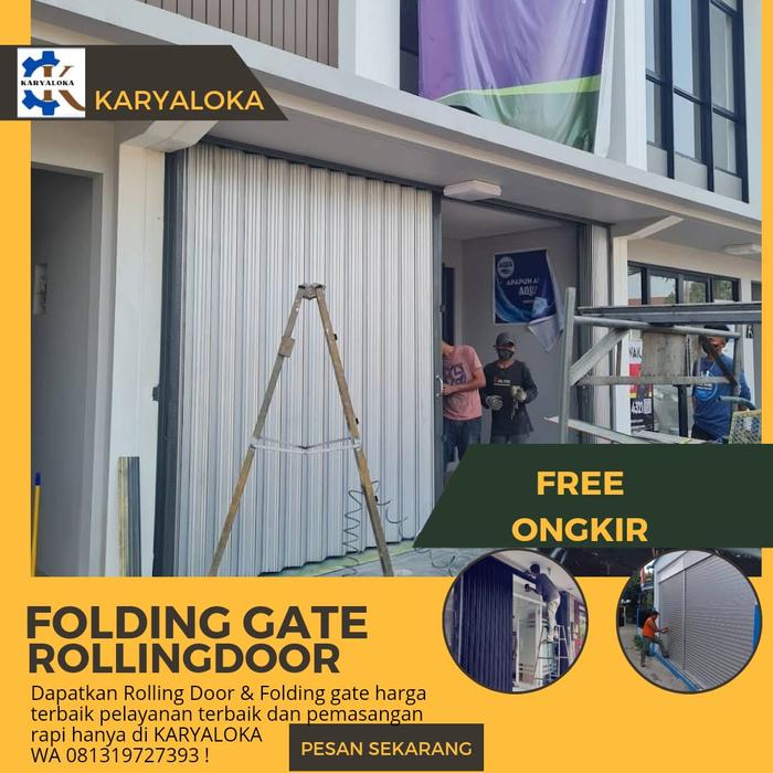 Jual folding gate rolling door pintu besi 01 - Kab. Tangerang - Rolling ...
