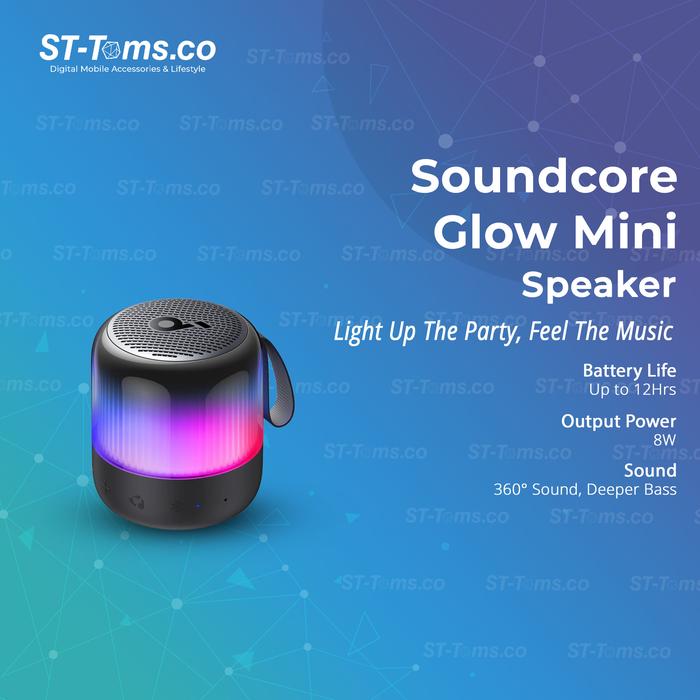 Promo Anker Soundcore Glow Mini Portable Speaker Bluetooth RGB Light ...