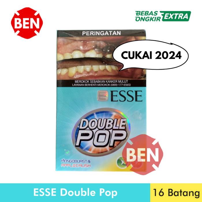 Jual Rokok ESSE DOUBLE POP 16 BATANG Mangoburst Applecrush Mango Pak Slop - Jakarta Selatan ...