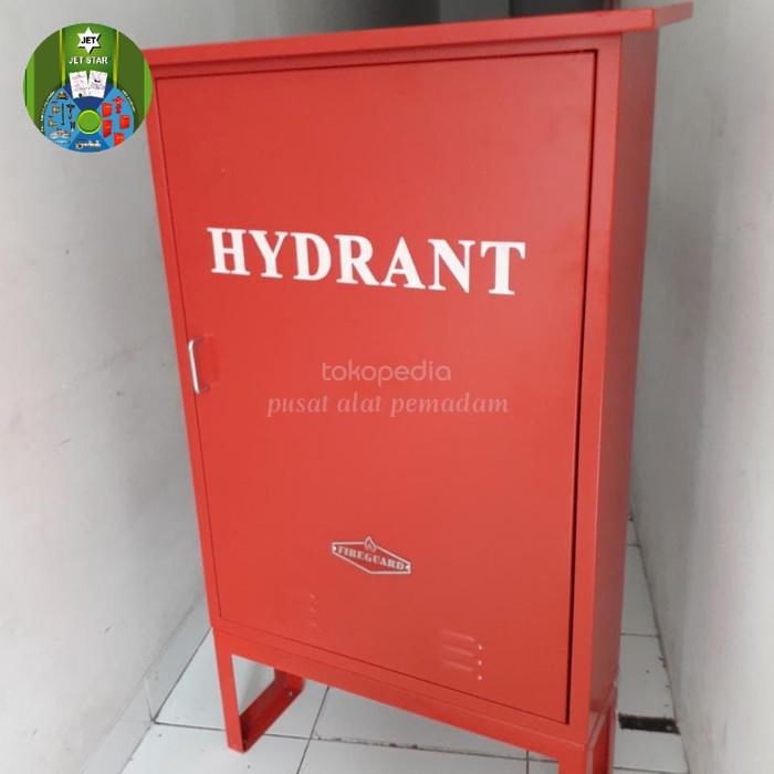 Jual hydrant box c outdoor fireguard 95x66x20cm berikut selang & nozzle ...