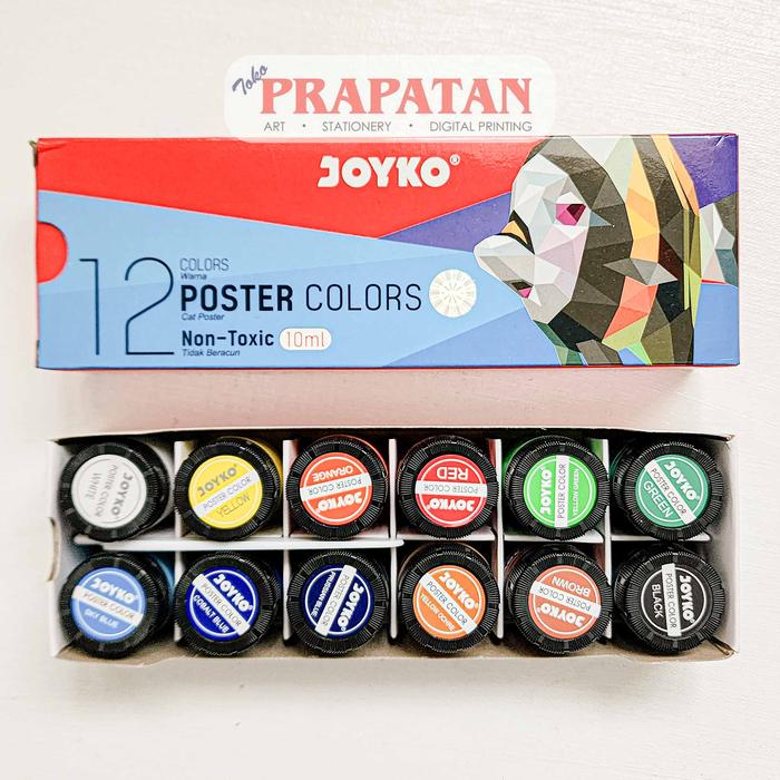 Jual Joyko Poster Color Set 12x10ml | Cat Poster Set - Jakarta Timur ...