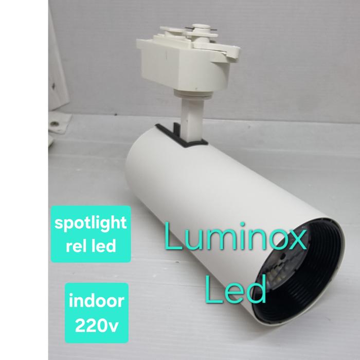 Jual lampu rel led 10w 10 watt spot light track light rell 10watt 10 w ...