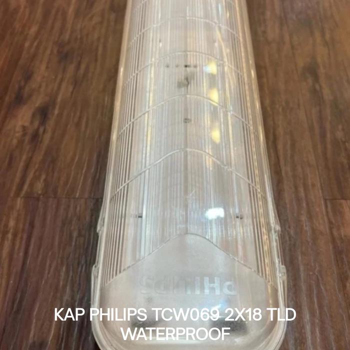 Jual PHILIPS TCW069 2X18W TLD WATERPROOF / KAP LAMPU PHILIPS IP65 ...