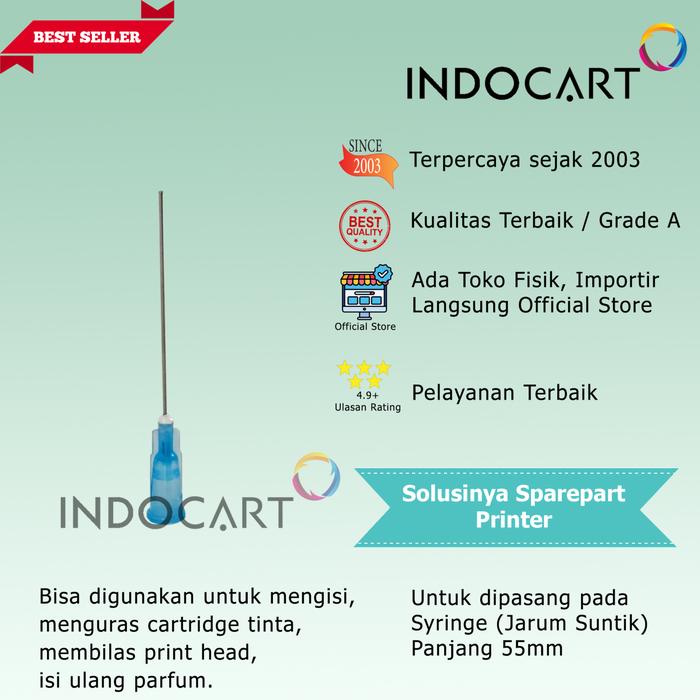 Jual Needle-Kepala Jarum Suntik Spuid Spuit Pendek-HP 28 Cartridge 43mm ...