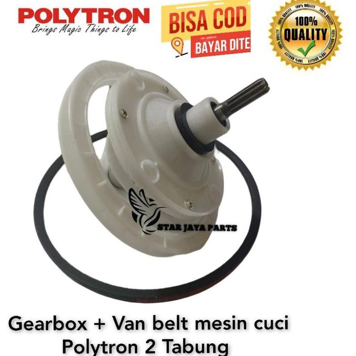 Jual Set Gear + Vanbelt Mesin Cuci Polytron Pwm 9366 2 Tabung - Jakarta ...