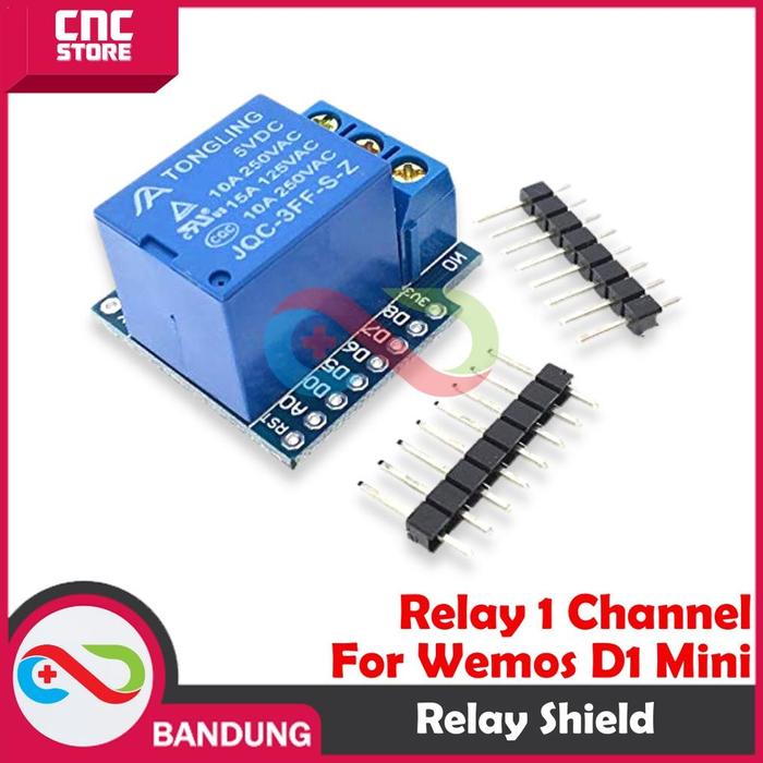 Jual SHIELD RELAY 1 CHANNEL 5V FOR WEMOS D1 MINI - Jakarta Barat ...