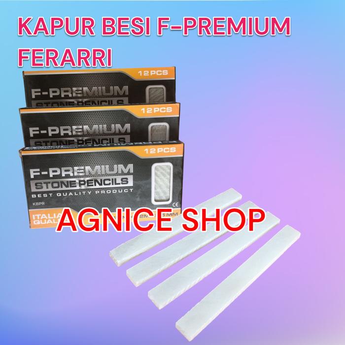 Jual Original F-Premium Kapur Besi Stone Pencil 1 Pack isi 12 pcs FERRARI - Kab. Bekasi - AGNICE ...
