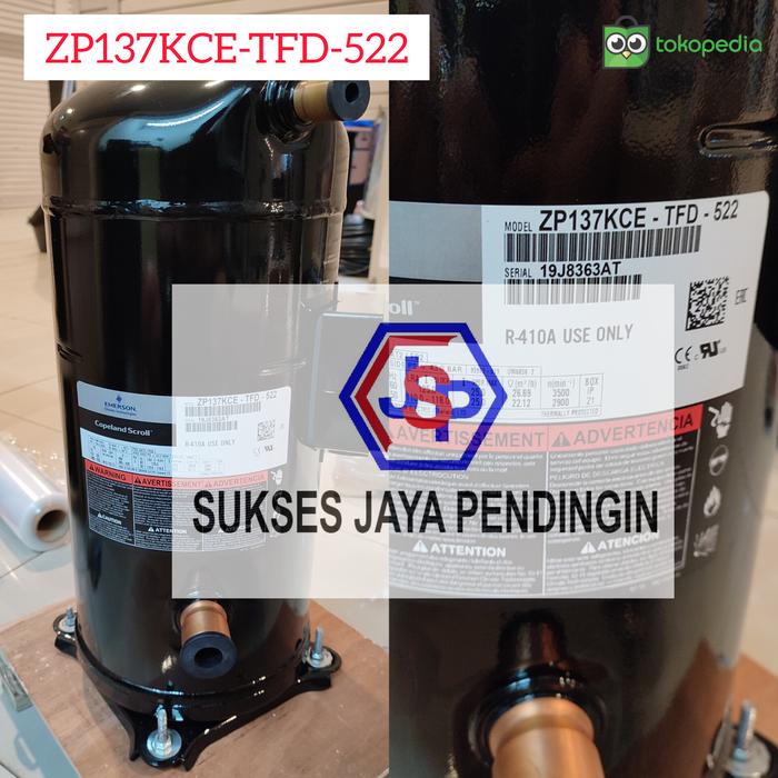 Jual Compressor Copeland ZP137KCE-TFD-522 / Kompresor ZP137KCE-TFD-522 R410 - Jakarta Barat ...