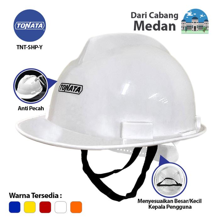 Promo Safety Helmet / Helm Proyek Include Inner Ring / Helm Kerja Putih ...