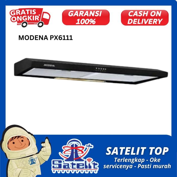 Promo COOKER HOOD / PENYEDOT ASAP DAPUR / CEROBONG ASAP MODENA PX-6111 Cicil 0% 3x - Kota ...