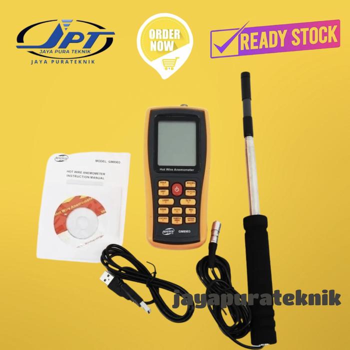 Jual Benetech GM8903 Hot Wire Flow Meter GM-8903 Air Velocity Anemometer - Jakarta Barat ...