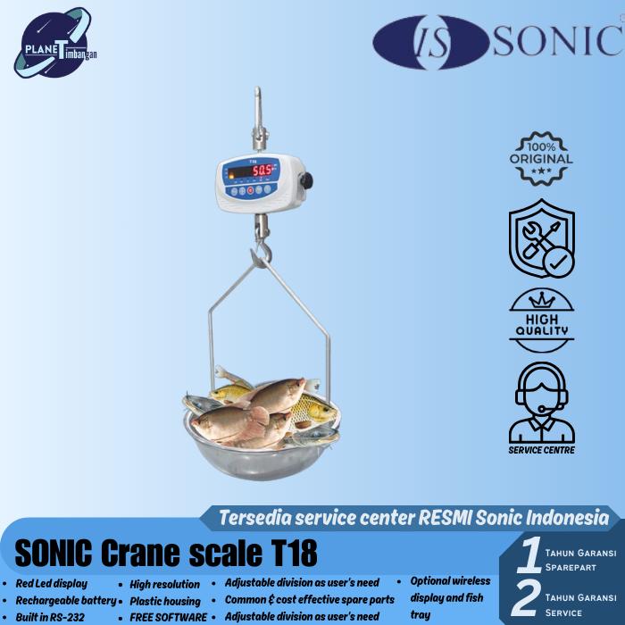 Jual Timbangan Sonic crane scale T18 - T18 300kg - Jakarta Barat - Planet Timbangan | Tokopedia