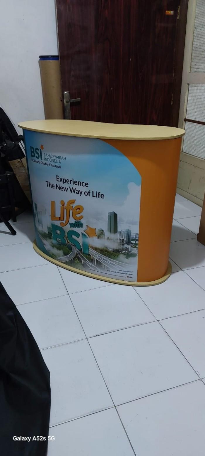 Jual Polycounter Big Curve Oval (no header) | Pop Up Table | Pop Up ...