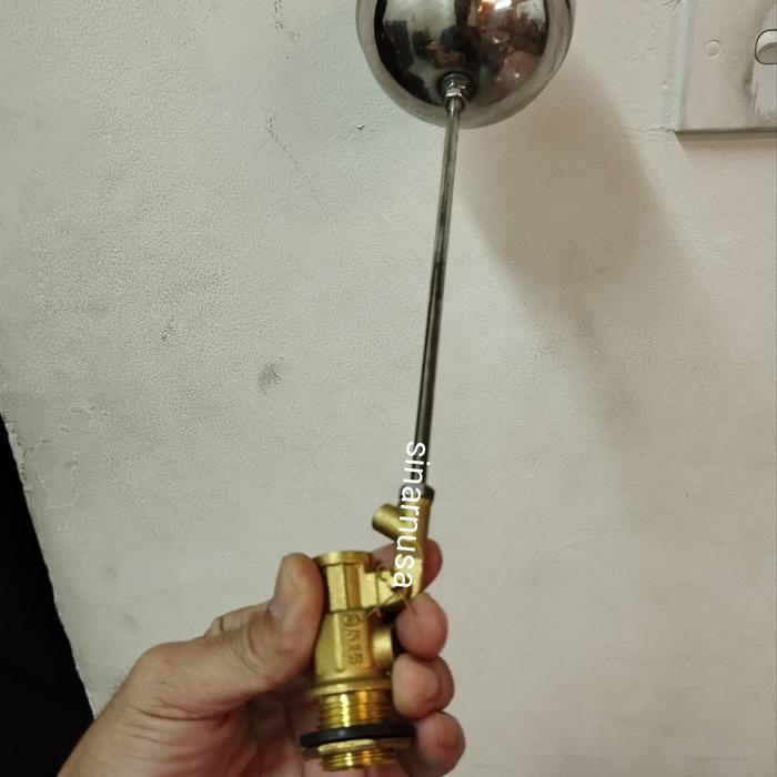 Jual Floating Valve Pelampung Tangki Kuningan 1/2" inchi DN 15 ...