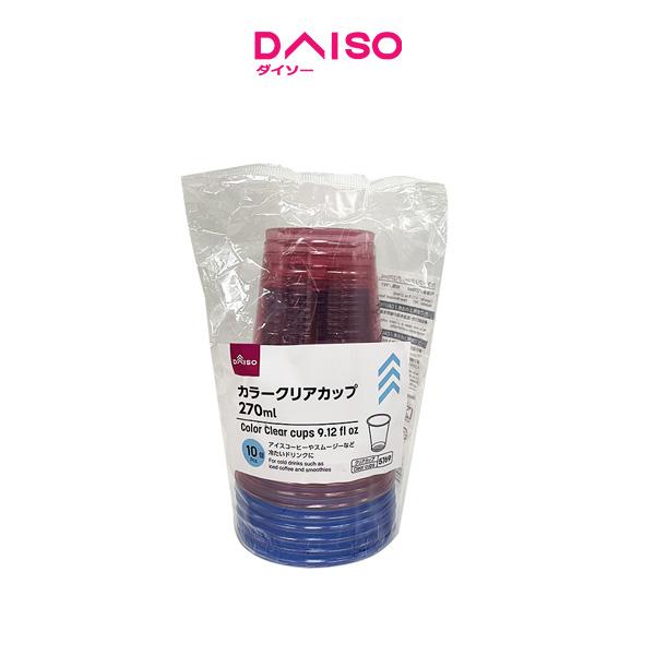 Jual Daiso Color Clear cups 9.12 fl oz 10pcs - Jakarta Selatan - DAISO ...