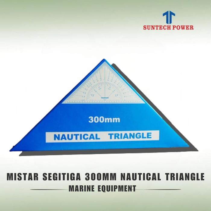 Jual Mistar Peta Segitiga Nautical Triangle 300mm Penggaris Peta Marine ...