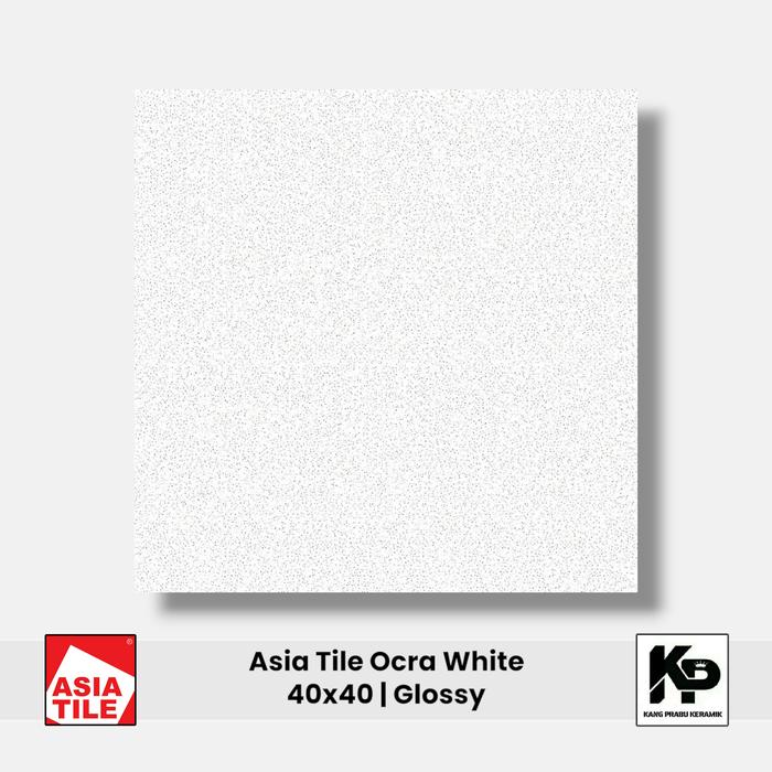 Jual Keramik ASIA TILE Ocra White 40x40 - Kota Depok - Mitra Prabu ...