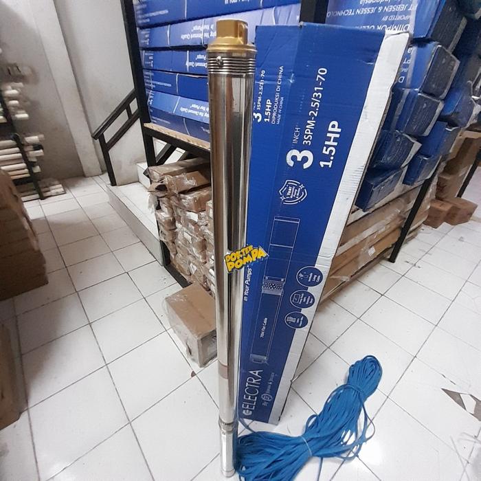 Jual SUBMERSIBLE PUMP ELECTRA 1,5 HP - 1,1 KW - POMPA CELUP SUMUR DALAM ...