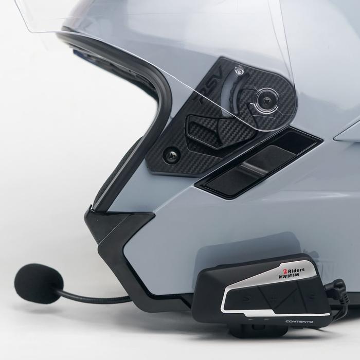 Jual Intercom Helm 2 Arah Contento Intercom 2 Riders Water Resistant ...