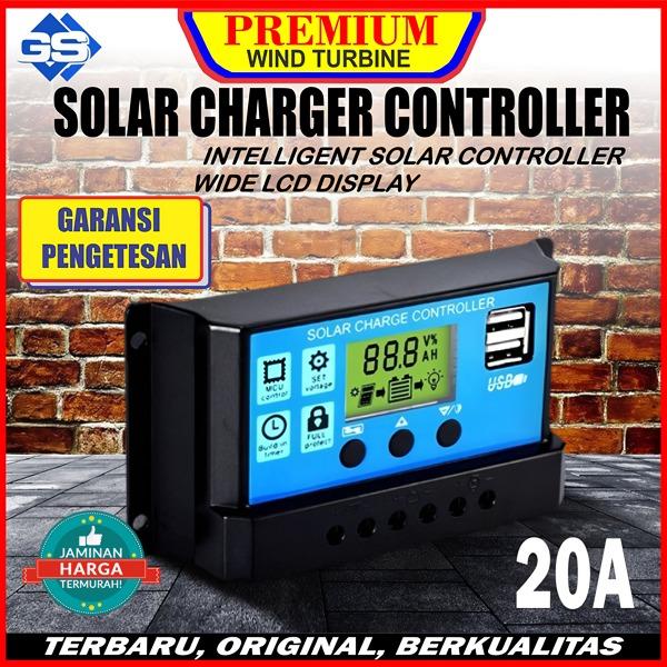 Jual SOLAR CHARGE CONTROLLER 20A DC 12V 24V MODEL BARU - 20A - Jakarta ...